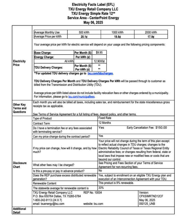 TXU Energy Review | Plans and Rates (2026)